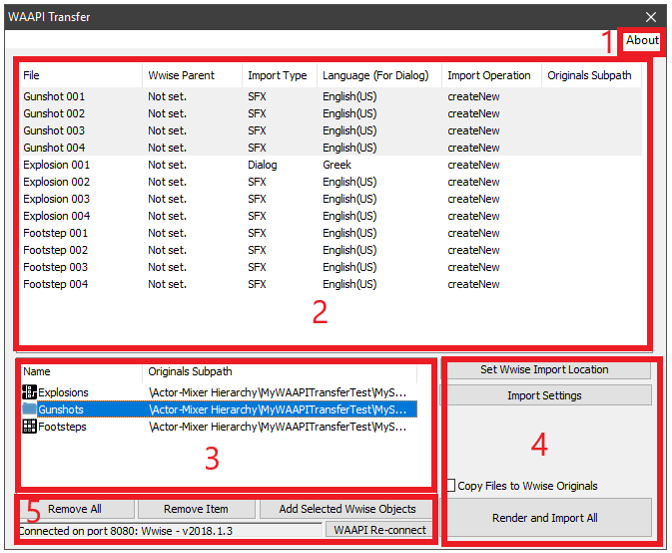连通 Wwise 和 REAPER – 第 1 部分：WAAPI Transfer | Audiokinetic Blog